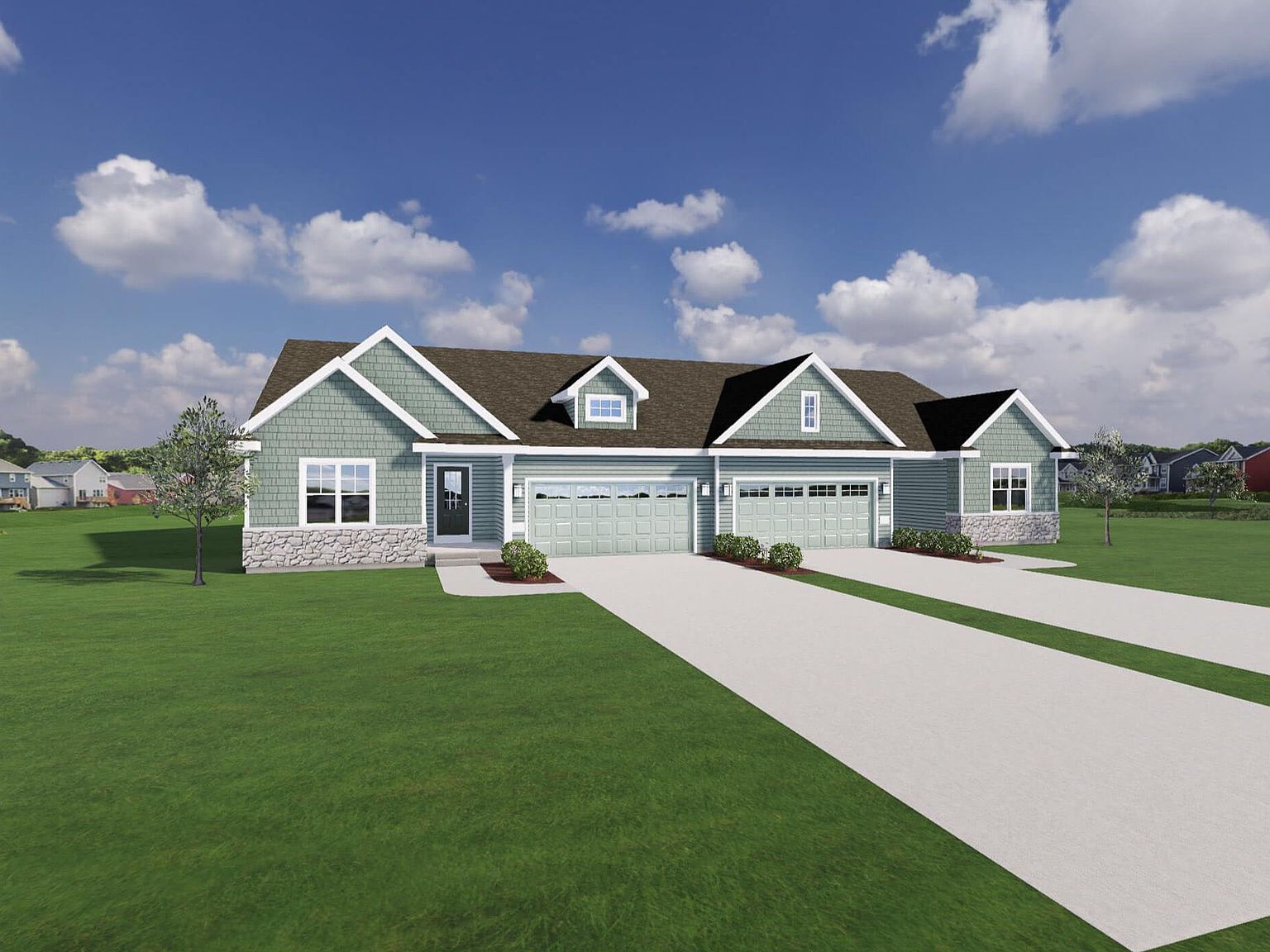 The Olivia (Condominium) Plan, Evergreen Fields, Menomonee Falls, WI ...