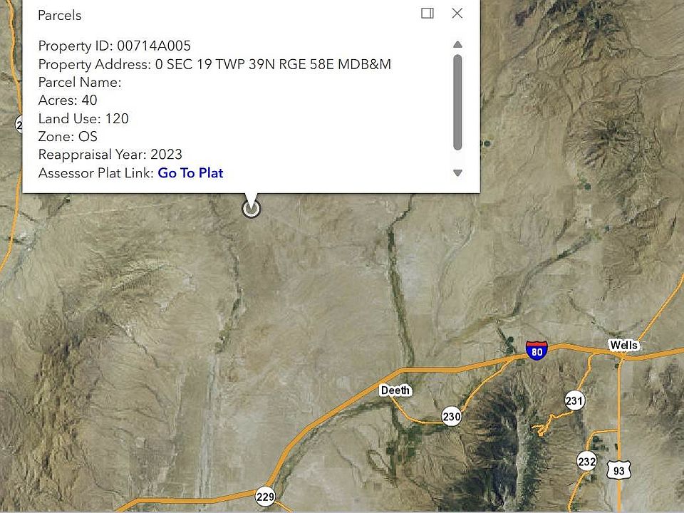 Sec 19 Township 39n Range 58e #MDB&M, Deeth, NV 89823 | Zillow