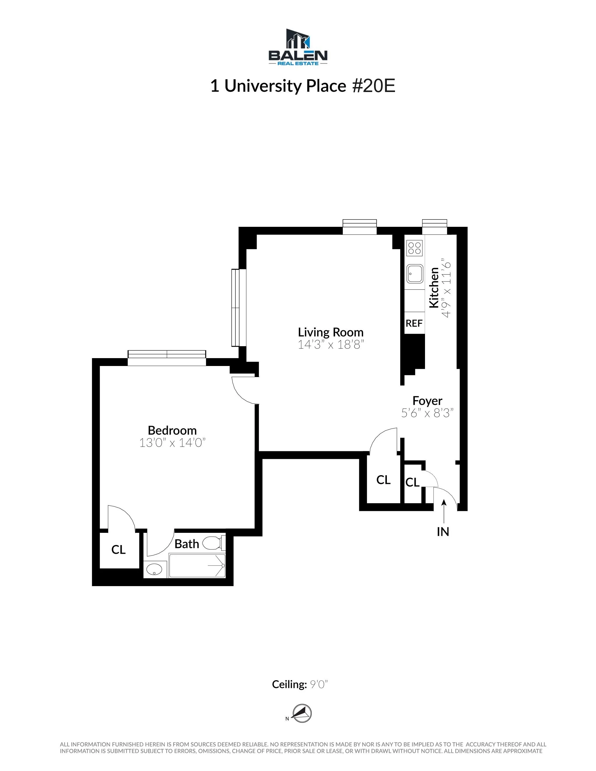 1 University Place #20E in Greenwich Village, Manhattan | StreetEasy