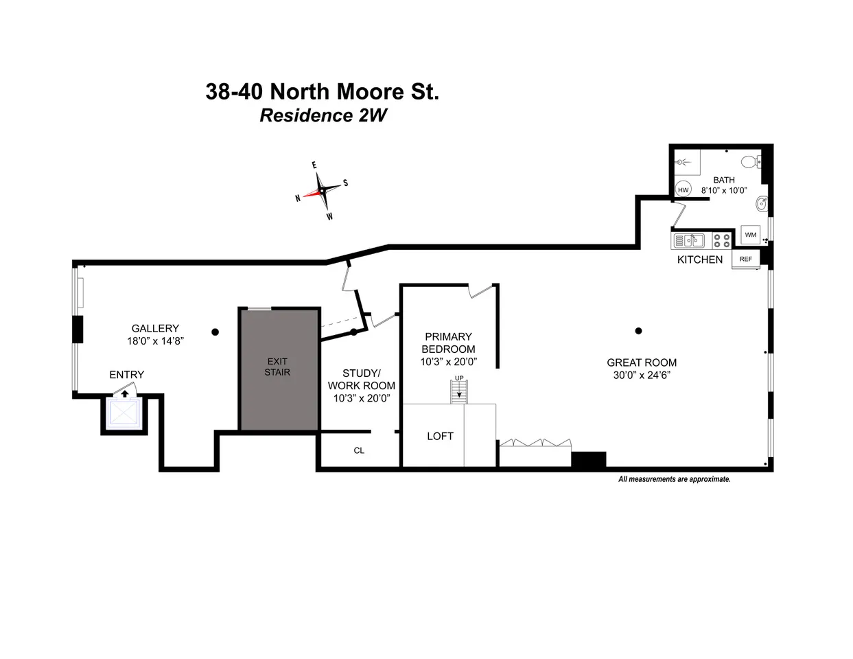 38 North Moore Street #2W in Tribeca, Manhattan | StreetEasy