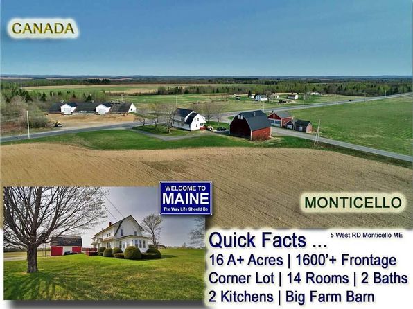 Monticello ME Real Estate - Monticello ME Homes For Sale | Zillow