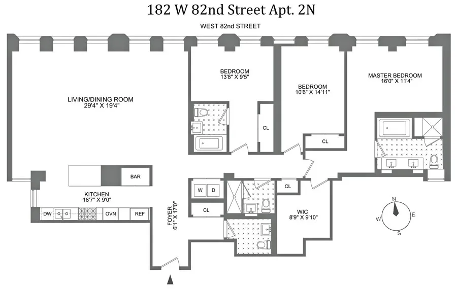182 West 82nd Street #2N in Upper West Side, Manhattan | StreetEasy