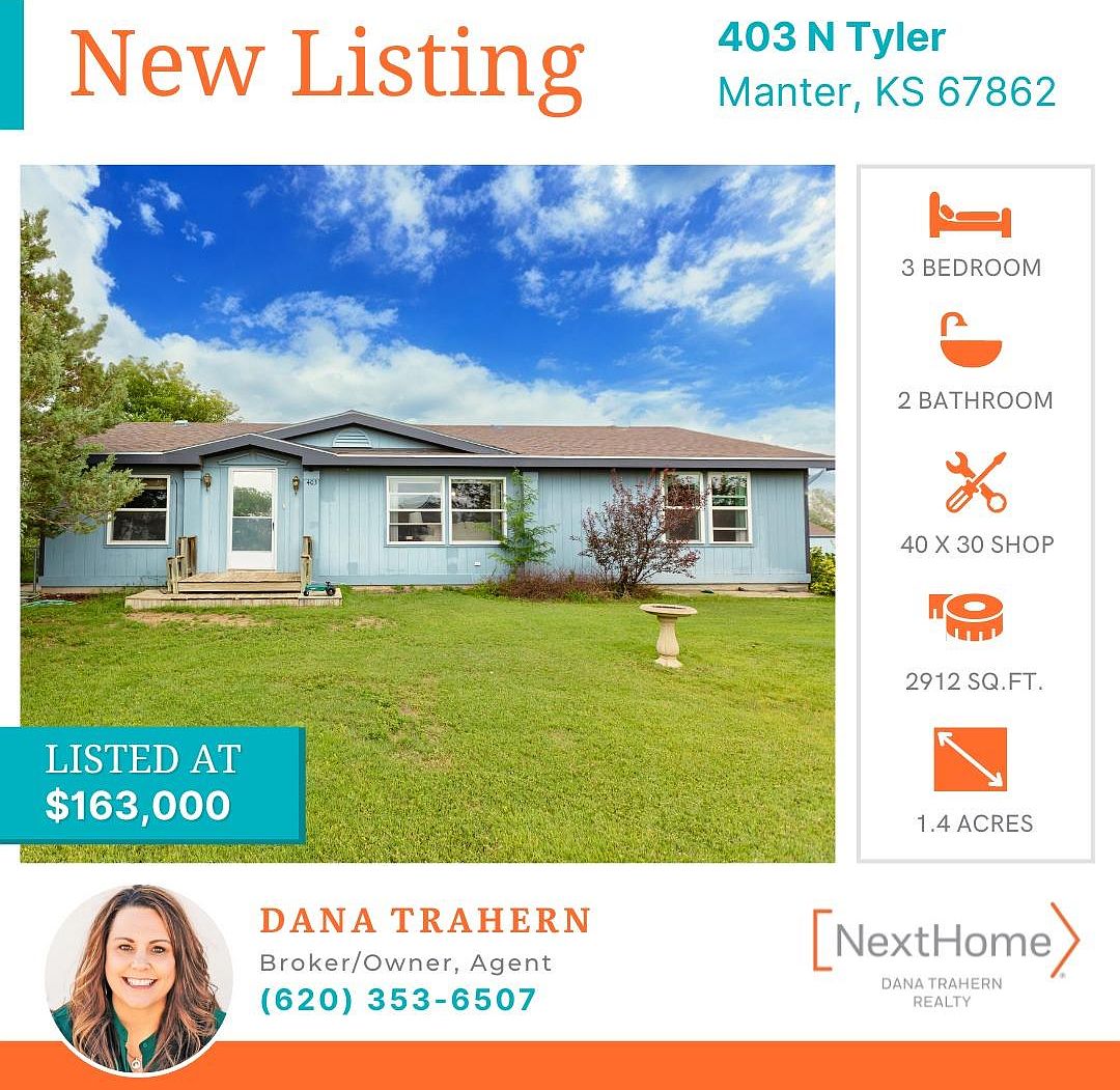 403 N Tyler St, Manter, KS 67862 | Zillow