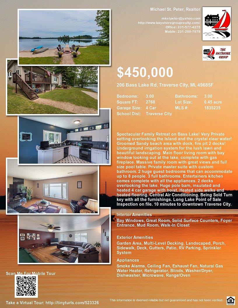 206 Bass Lake Rd, Traverse City, MI 49685 | Zillow