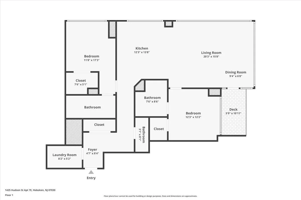 1425 Hudson Street #7E in Hoboken, New Jersey | StreetEasy
