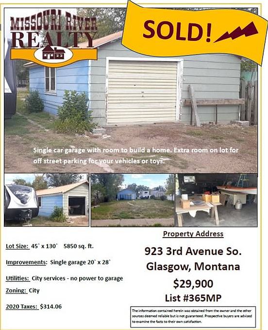 923 3rd Ave S, Glasgow, MT 59230 | Zillow