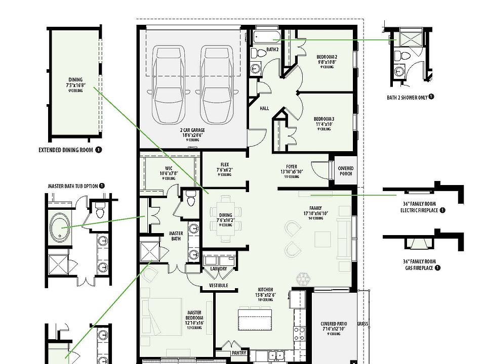 Geneva Plan, Mira Lagos Villas, Grand Prairie, TX 75054 | Zillow