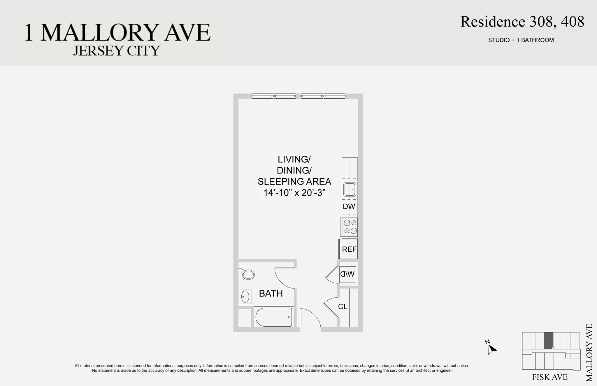 1 Mallory Avenue #310 in Jersey City, New Jersey | StreetEasy