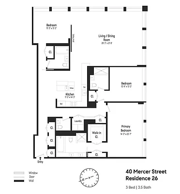 40 Mercer Street #26 in Soho, Manhattan | StreetEasy