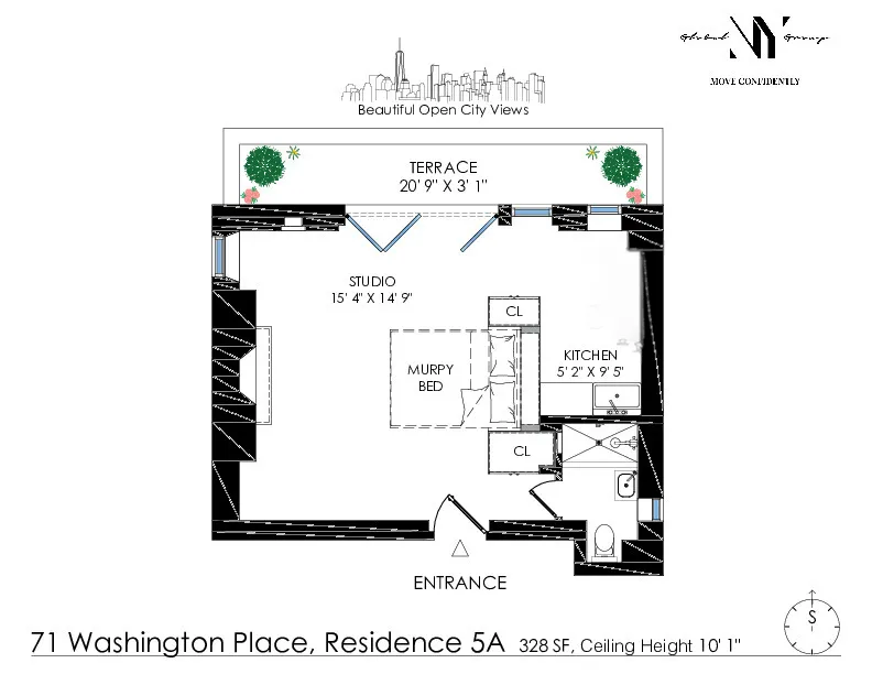 71 West Washington Place #5A in Greenwich Village, Manhattan | StreetEasy
