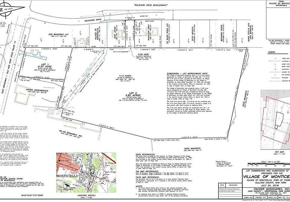 Land 20 +Units Broadway & Nelshore Monticello, Monticello, NY 12701 ...