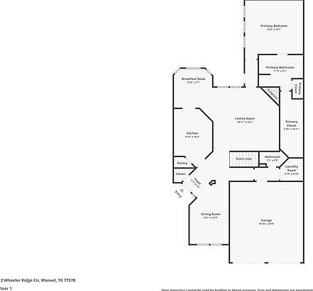 12 Wheeler Ridge Cir, Manvel, TX 77578 | Zillow