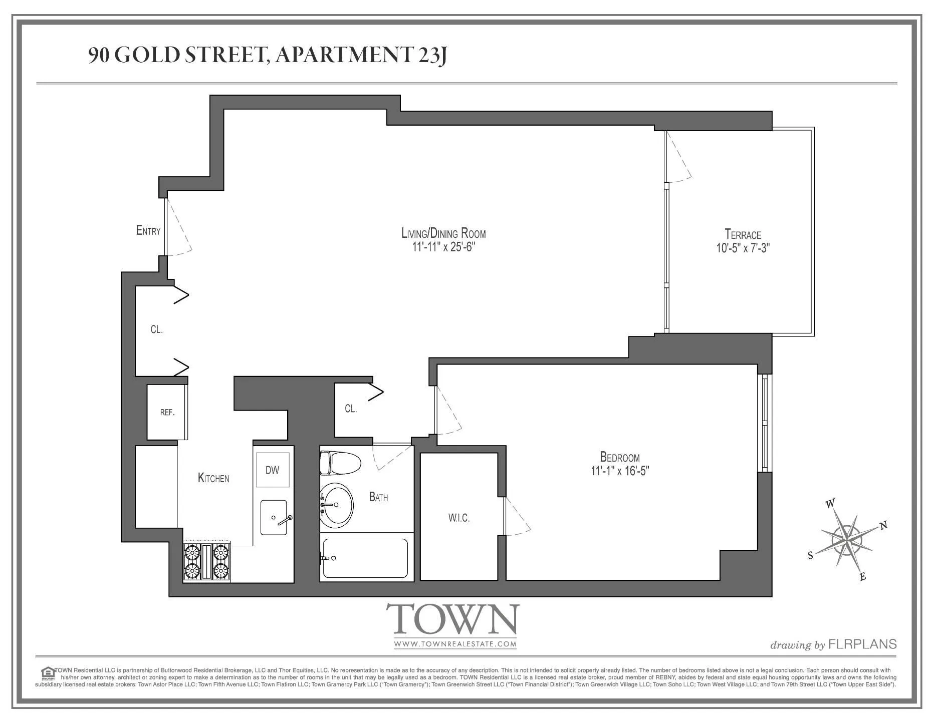90 Gold Street #23J in Fulton/Seaport, Manhattan | StreetEasy