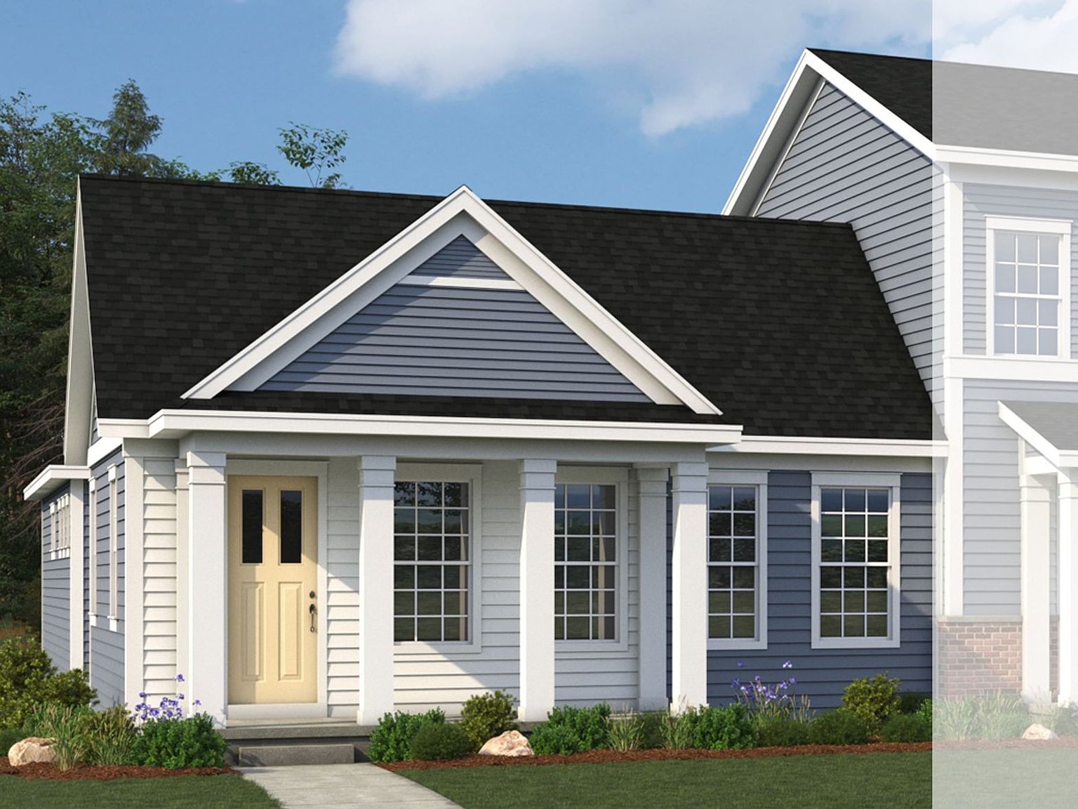 Townhome - Louisville 4-Unit Plan, Westerly - Townhomes, Erie, CO 80516 ...