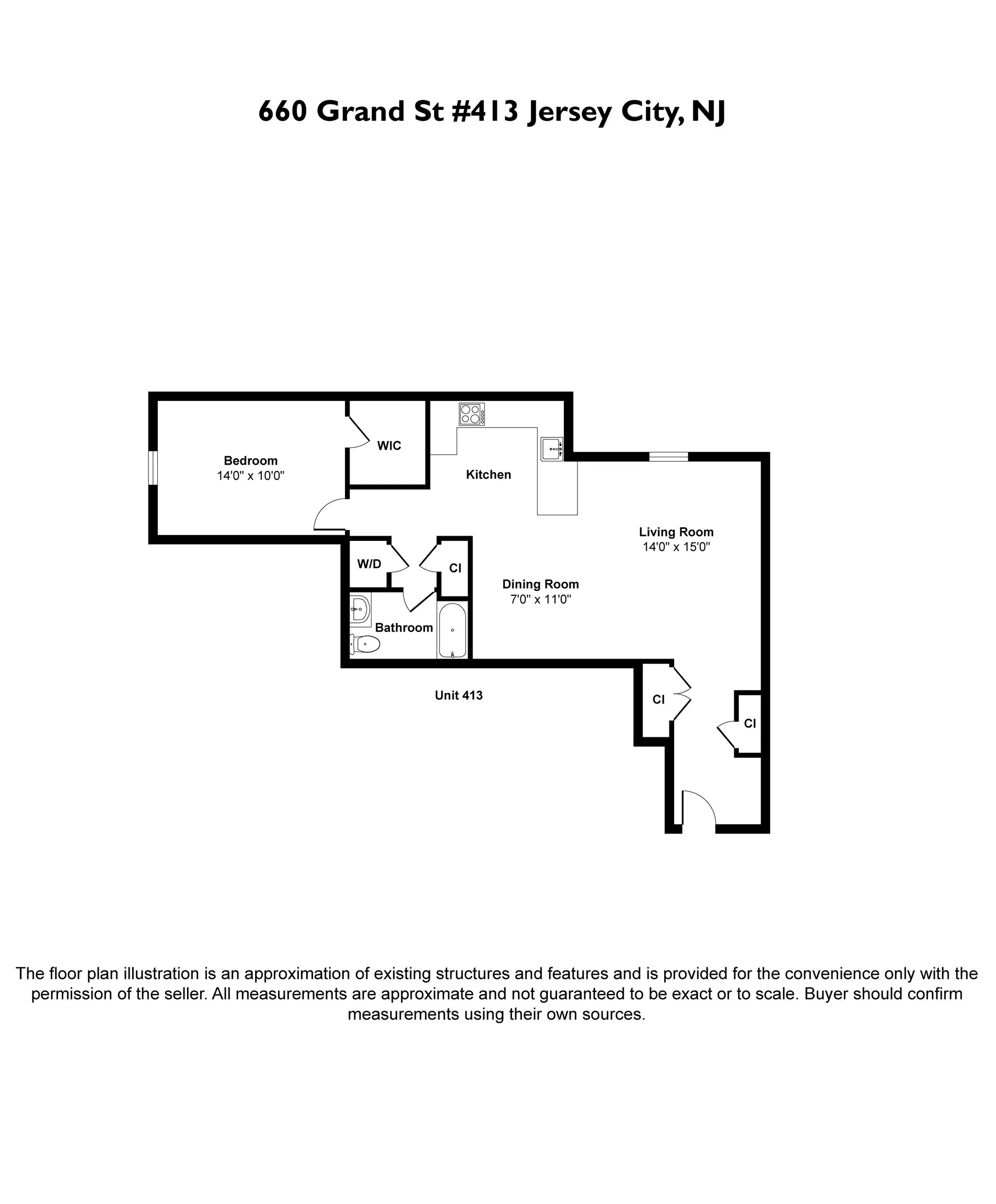 660 Grand Street #213 in Bergen/Lafayette, New Jersey | StreetEasy
