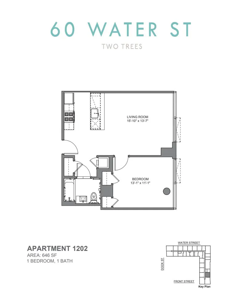 60 Water Street #1202 in DUMBO, Brooklyn | StreetEasy