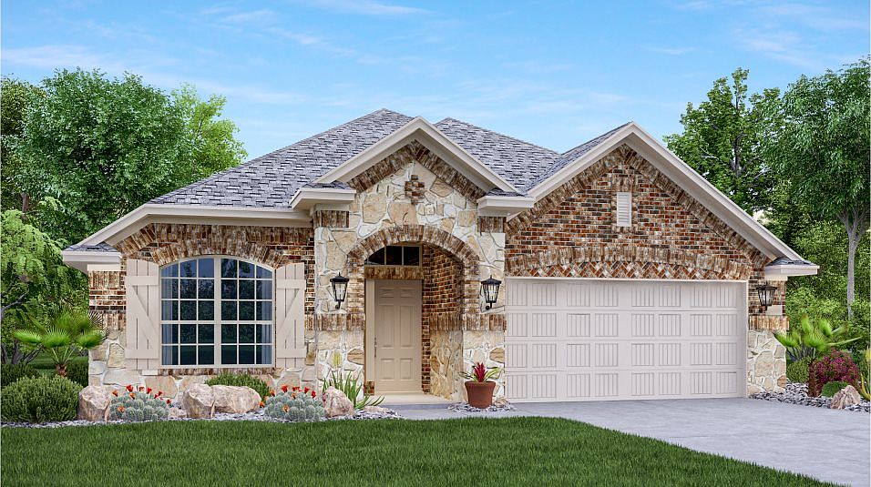Travertine Plan, Lively Ranch : Brookstone Collection, Georgetown, TX ...