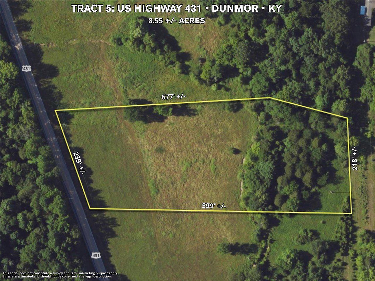 0 State Highway 431 TRACT 5, Dunmor, KY 42339 | MLS #RA20252520 | Zillow