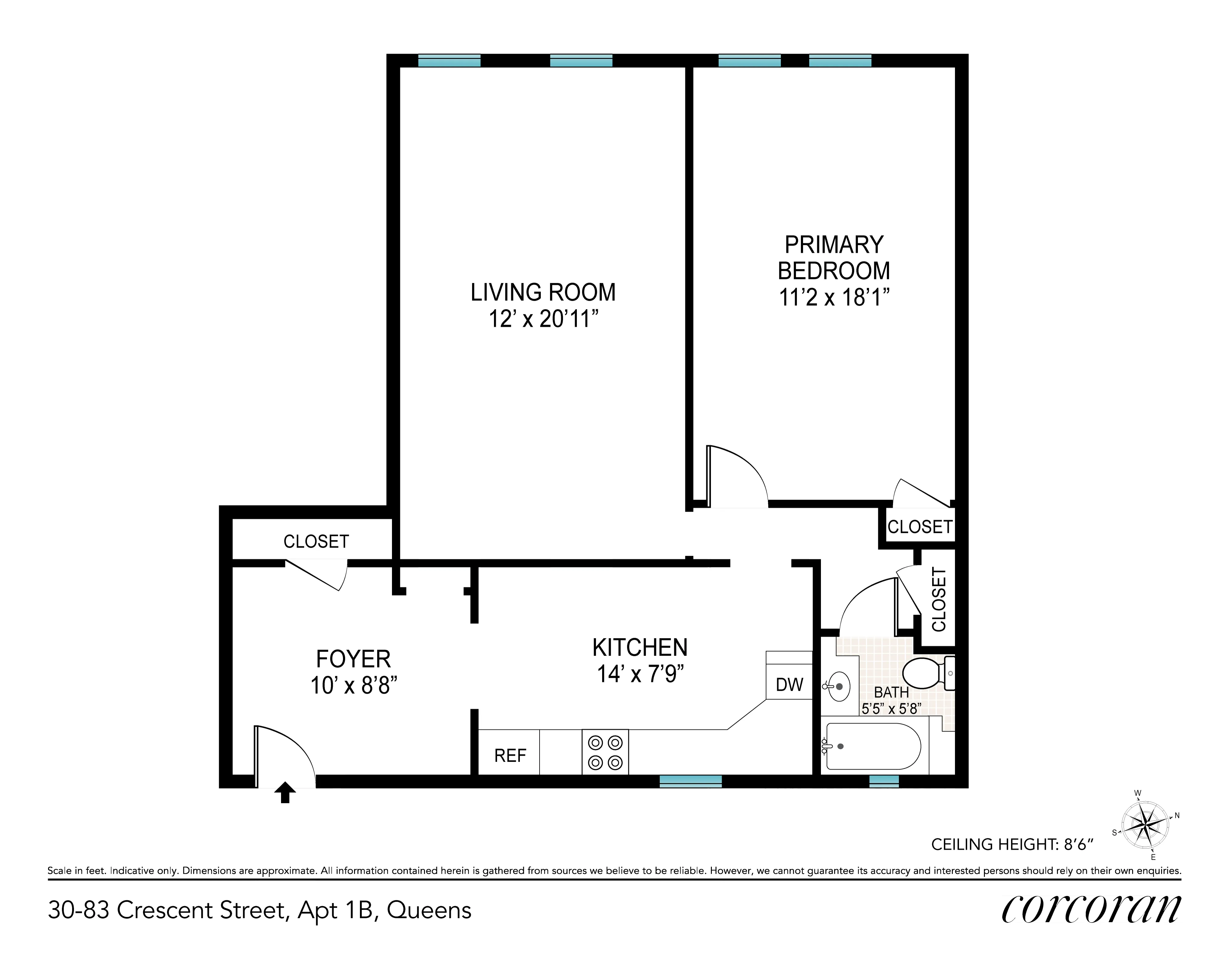 30-83 Crescent Street #1B in Astoria, Queens | StreetEasy
