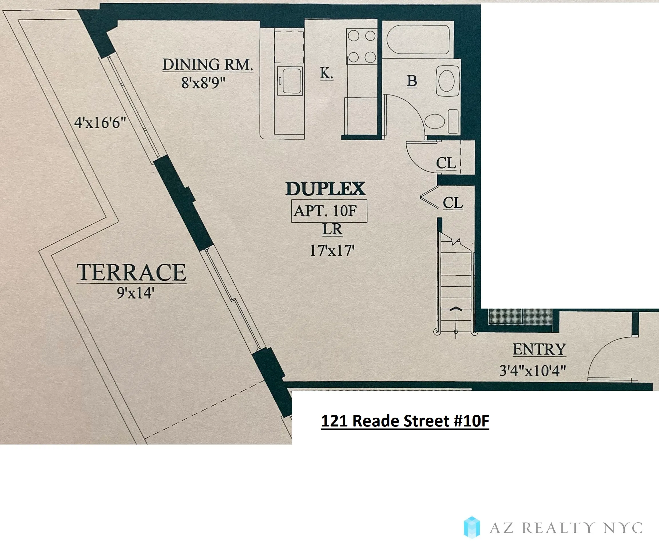 121 Reade Street #10F in Tribeca, Manhattan | StreetEasy