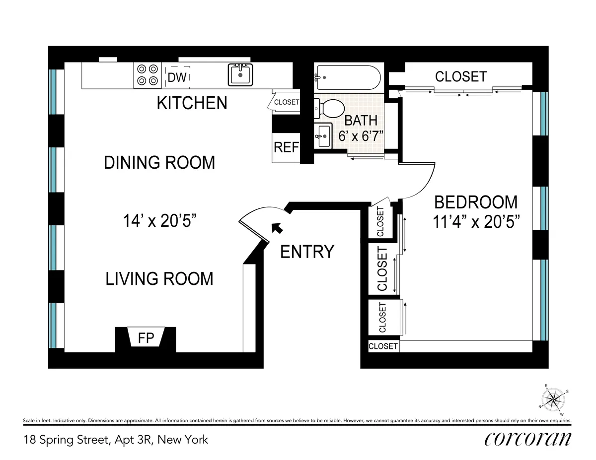18 Spring Street #3R in Nolita, Manhattan | StreetEasy