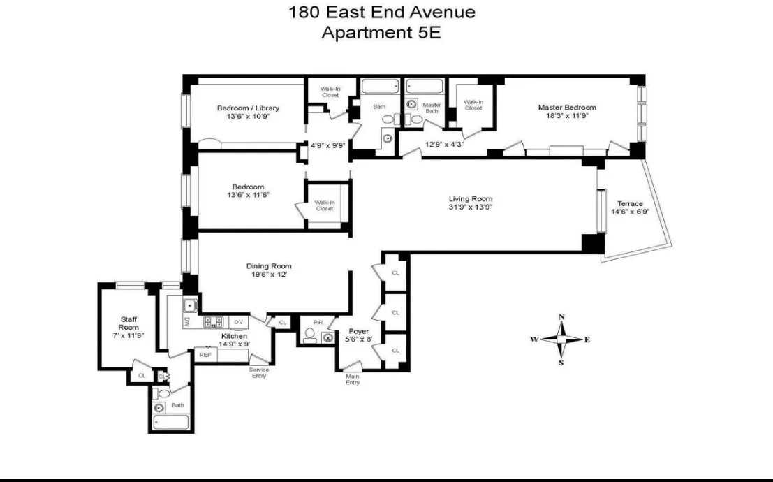 180 East End Avenue #5E in Yorkville, Manhattan | StreetEasy