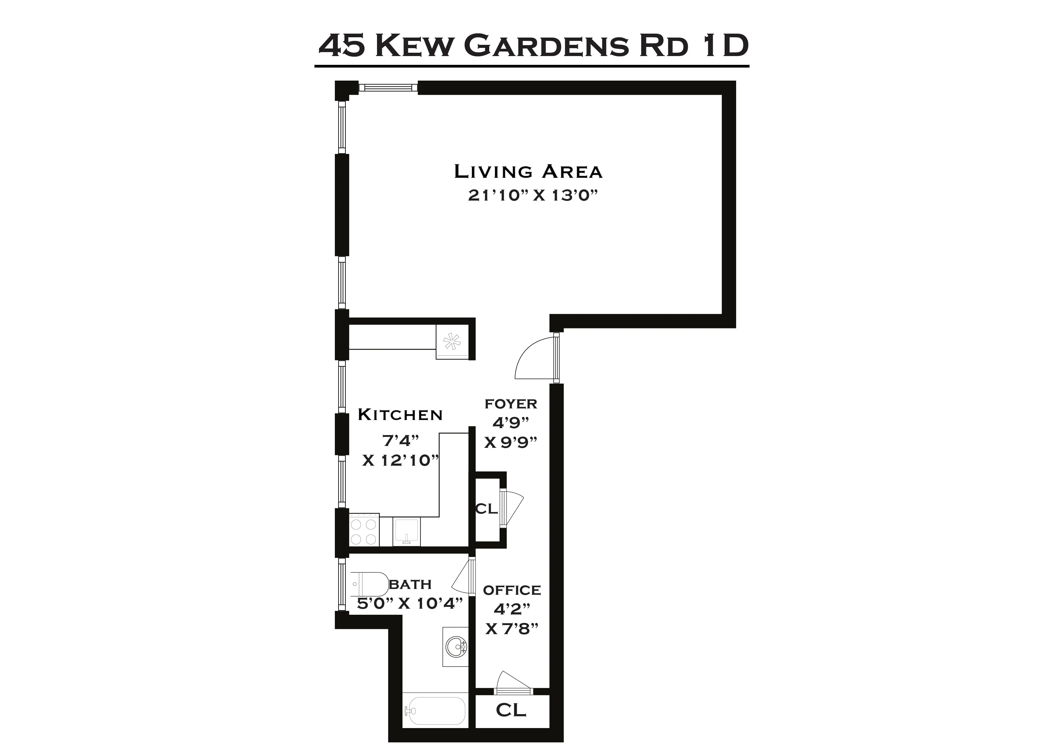 45 Kew Gardens Road #1D in Kew Gardens, Queens | StreetEasy