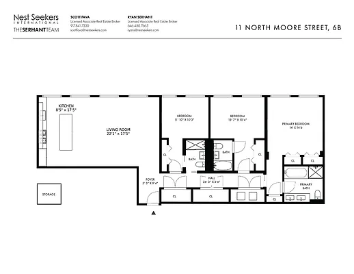 11 North Moore Street #6B in Tribeca, Manhattan | StreetEasy