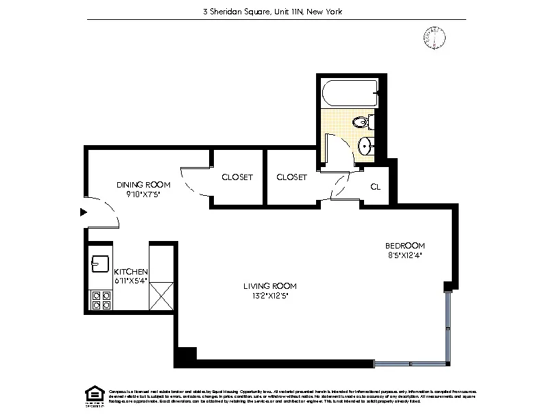 3 Sheridan Square #11N in West Village, Manhattan | StreetEasy