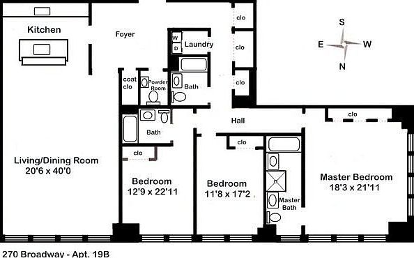 270 Broadway APT 19B, New York, NY 10007 | Zillow