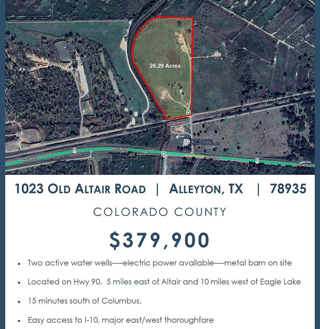 1023 Old Altair Rd N, Alleyton, TX 78935 | MLS #52017581 | Zillow