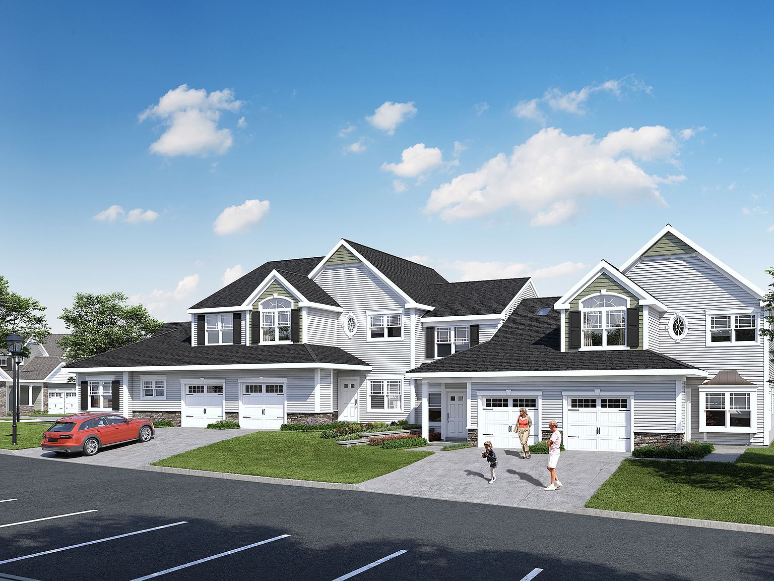 The Augusta - Townhome Plan, WillowWood at Overton Preserve, North ...