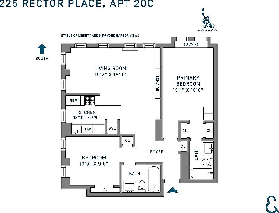 225 Rector Pl APT 20C, New York, NY 10280 | Zillow