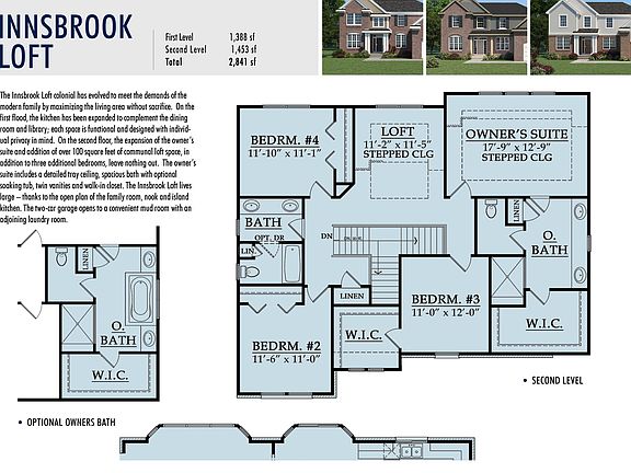 Innsbrook Loft Plan, Wolverine Country Club Estates, Macomb, MI 48042 ...