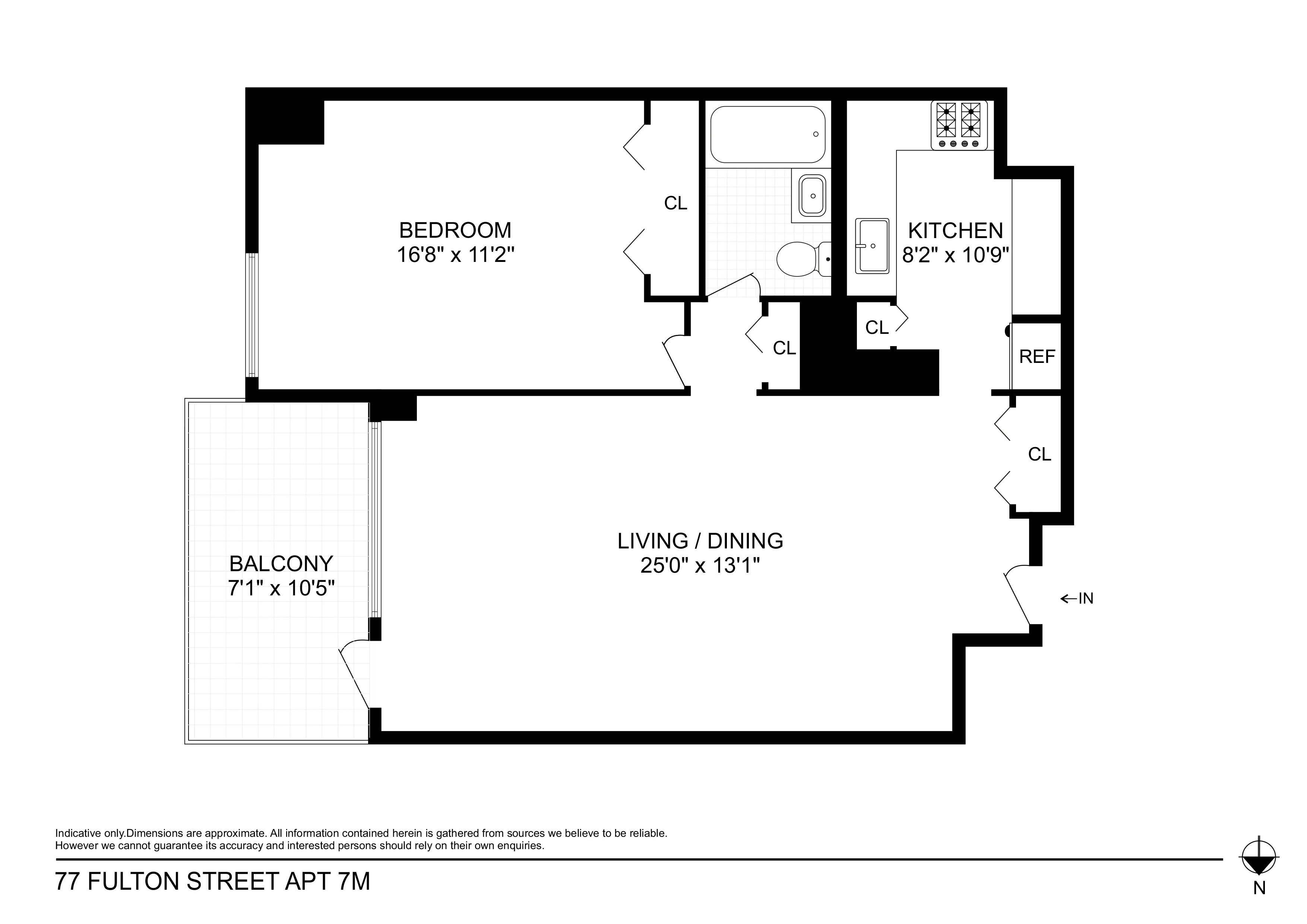 77 Fulton Street #7M in Fulton/Seaport, Manhattan | StreetEasy
