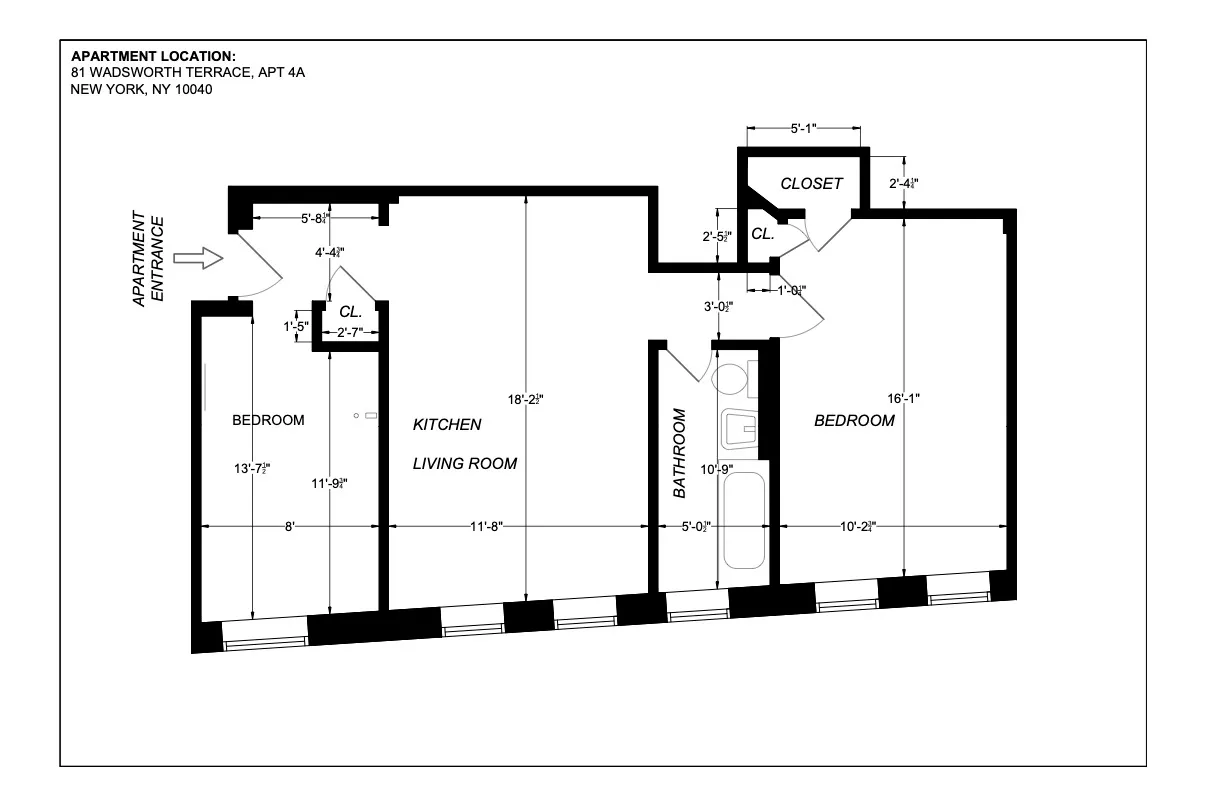 81 Wadsworth Terrace #4A in Fort George, Manhattan | StreetEasy