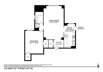 175 West 93rd Street #8E in Upper West Side, Manhattan | StreetEasy