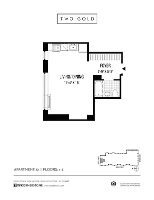 2 Gold Street #512 in Financial District, Manhattan | StreetEasy