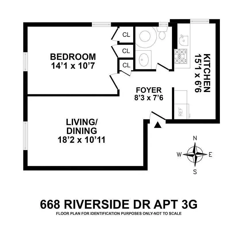 668 Riverside Drive #3G in Hamilton Heights, Manhattan | StreetEasy