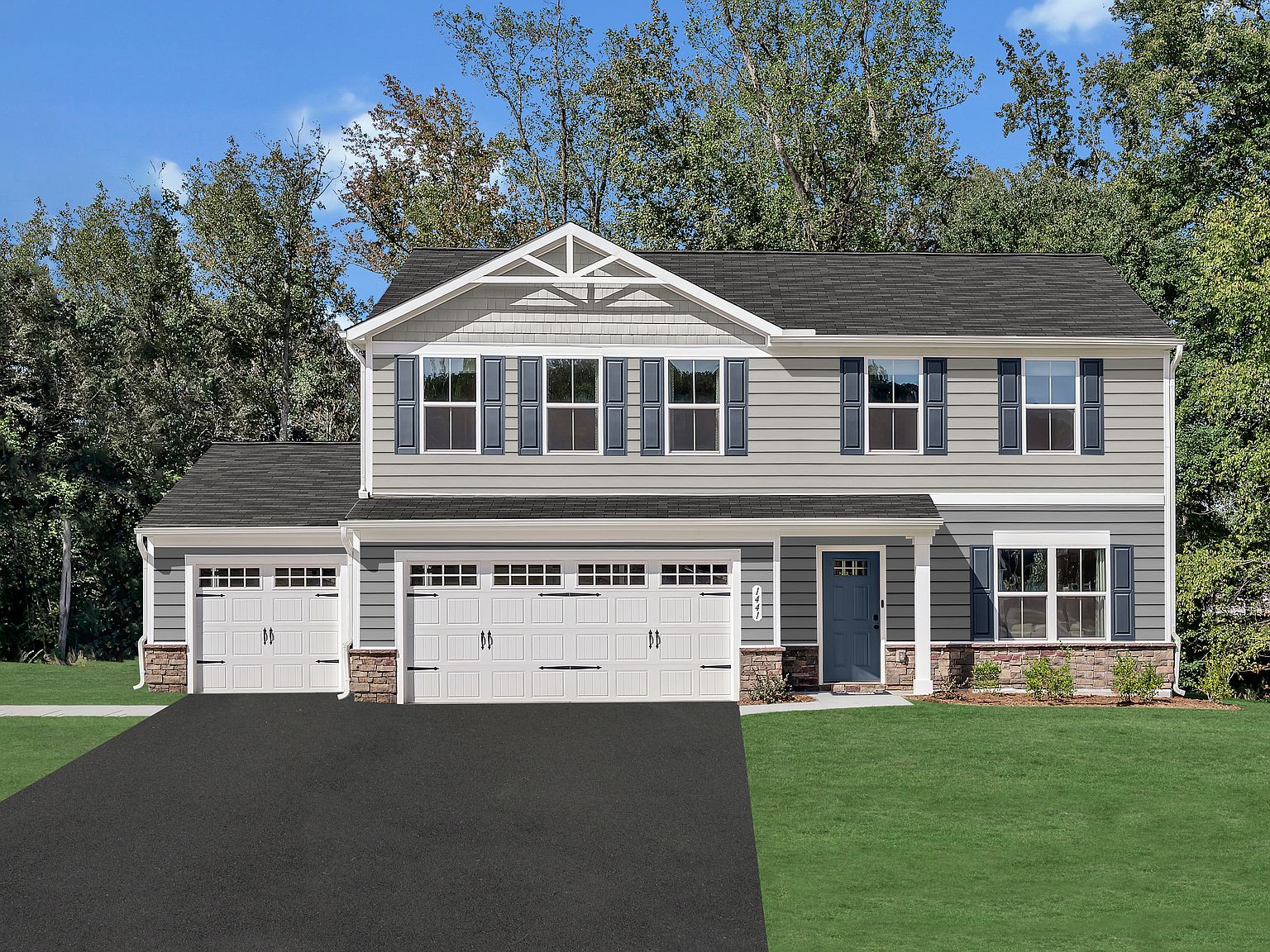 Cypress with Included Full Basement Plan, Prairie Ridge, Hampshire, IL ...