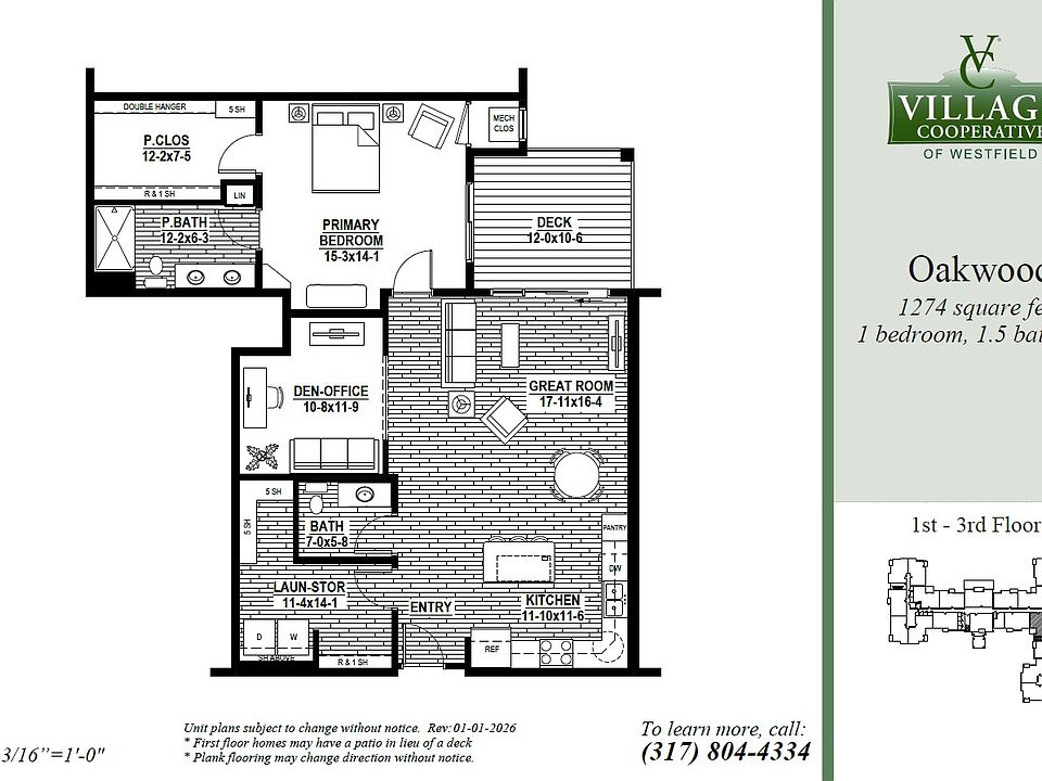 Oakwood Plan, Village Cooperative of Westfield (Active Adults 62 ...