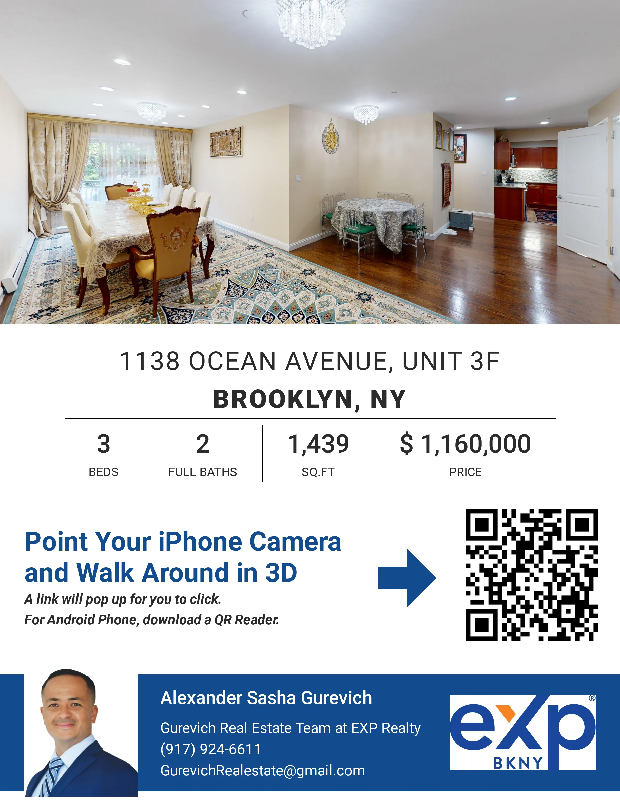 1138 Ocean Avenue #3F in Ditmas Park, Brooklyn | StreetEasy