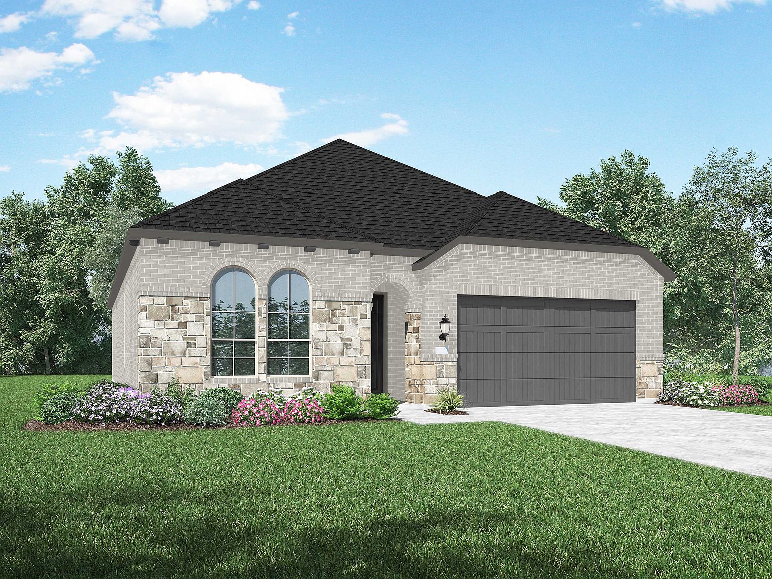 Plan Denton Plan, Parkside On The River: 50ft. lots, Georgetown, TX ...