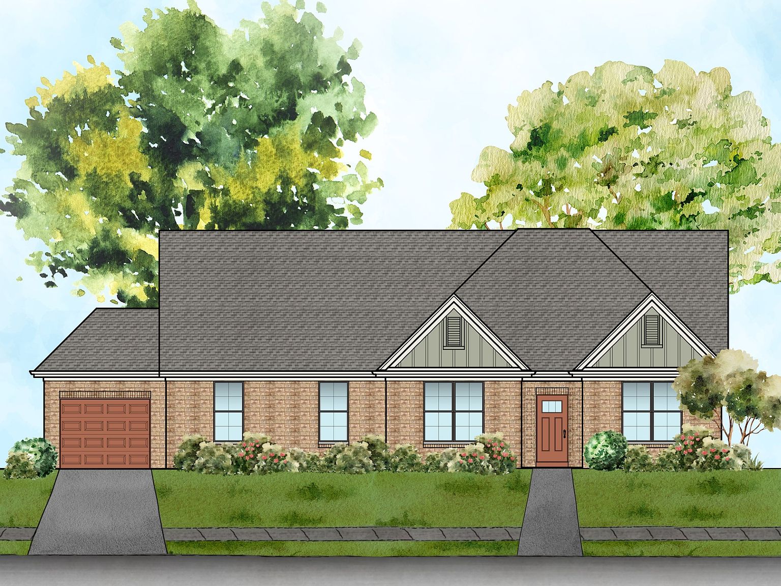 Elm A Plan, Lenoir at Walker Springs, Alabaster, AL 35007 | Zillow