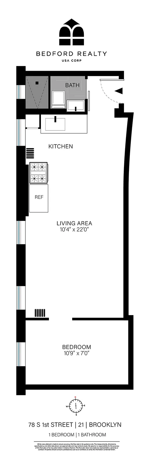 78 South First Street #21 in Williamsburg, Brooklyn | StreetEasy