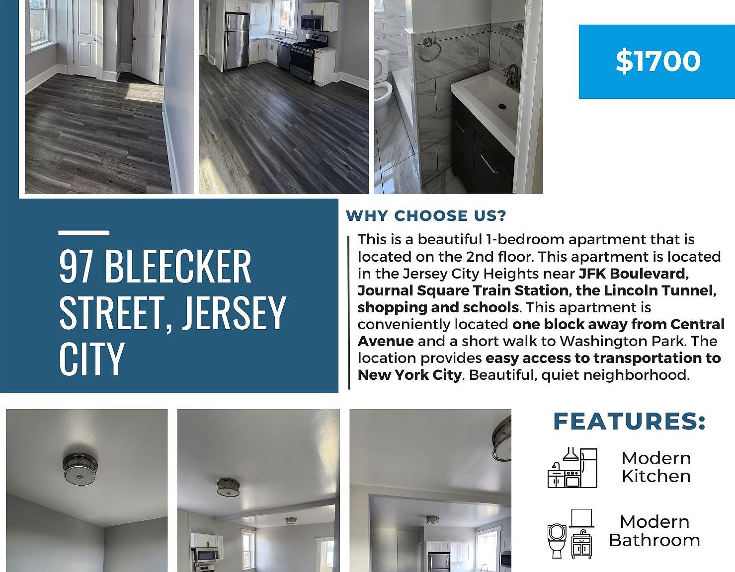 97 Bleecker St #AF, Jersey City, NJ 07307 | Zillow