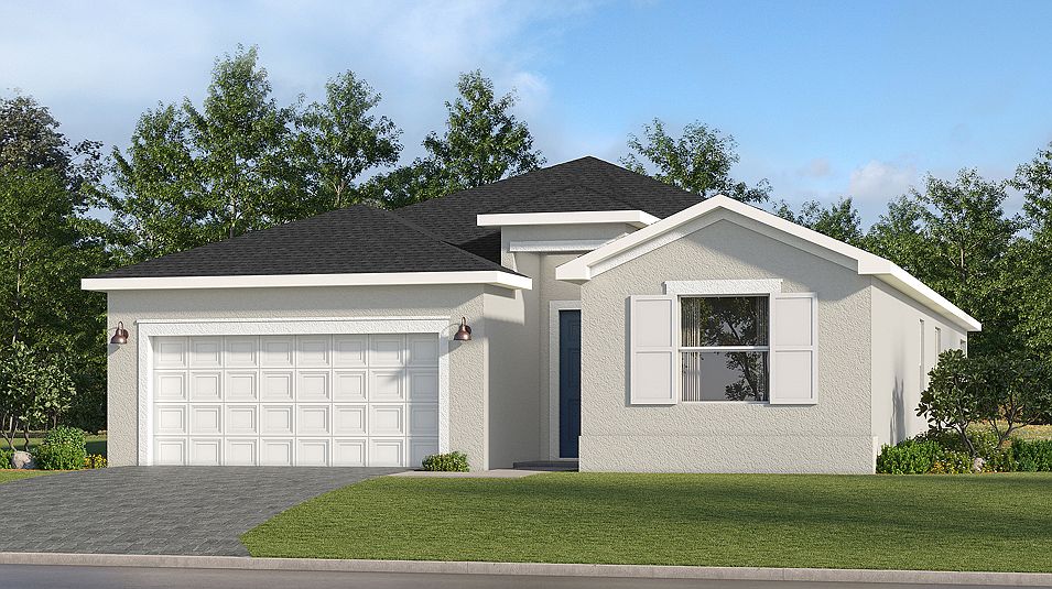 Trevi Plan, Brightwater Lagoon : Executive Homes, North Fort Myers, FL ...