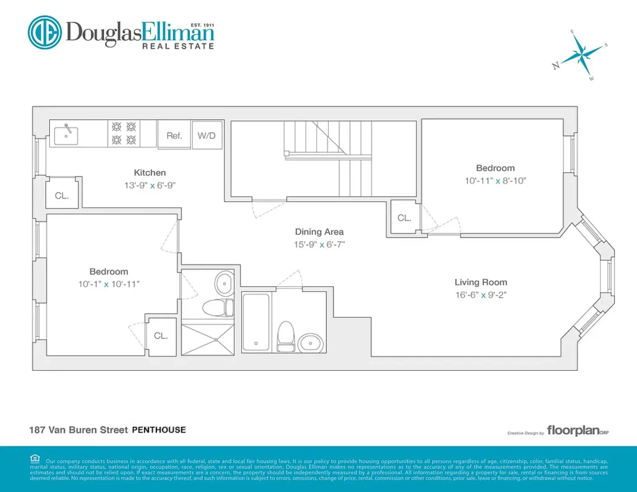 187 Van Buren Street #PH in Stuyvesant Heights, Brooklyn | StreetEasy