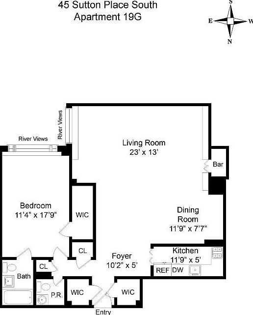 45 Sutton Pl S APT 19G, New York, NY 10022 | Zillow