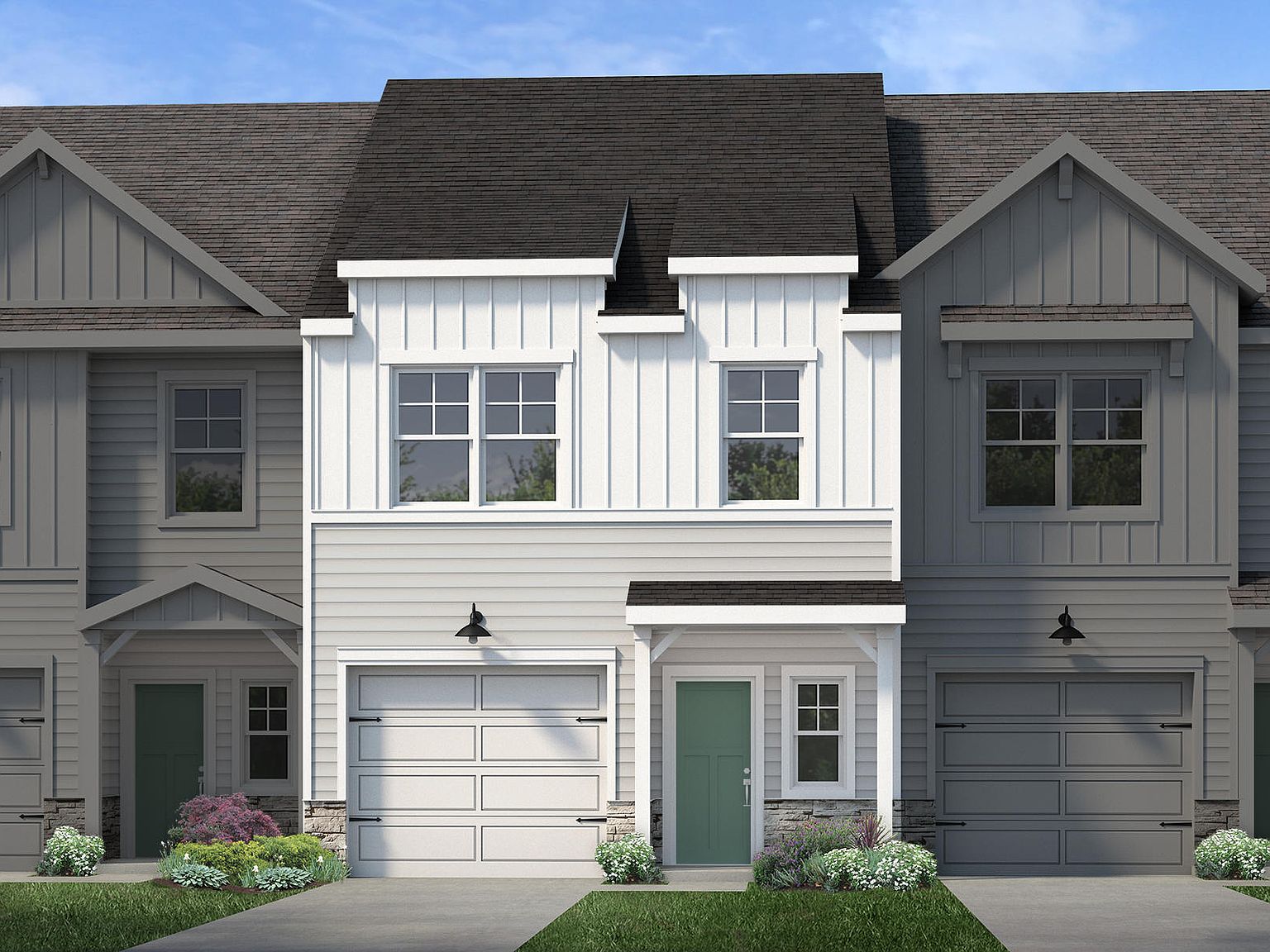 The Carson (R) Plan, Reidville Town Center Townhomes, Reidville, SC ...